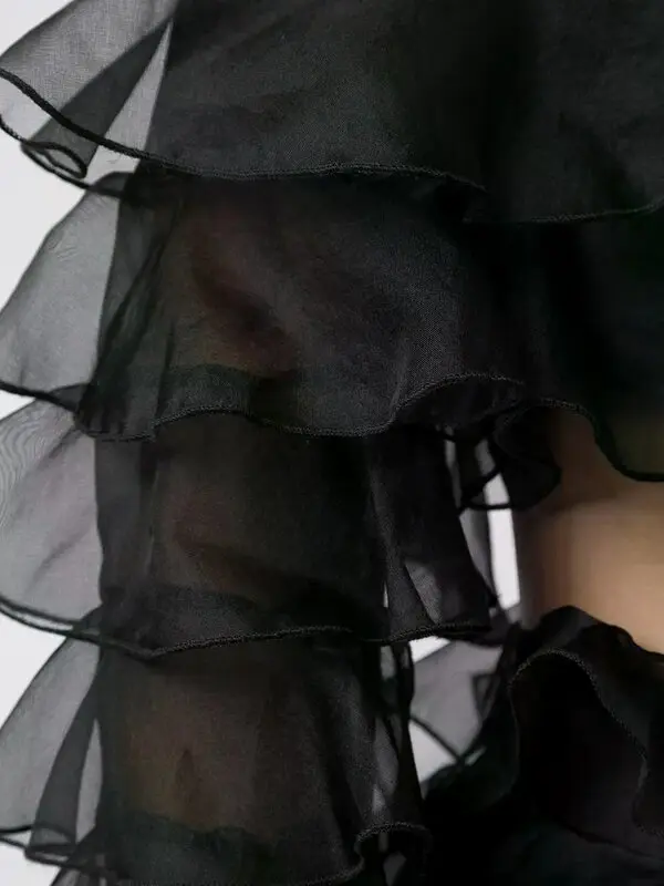 MACGRAW Semantics Silk Top - Black