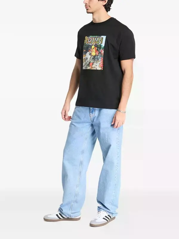 DIME Pothole Graphic T-shirt - Black