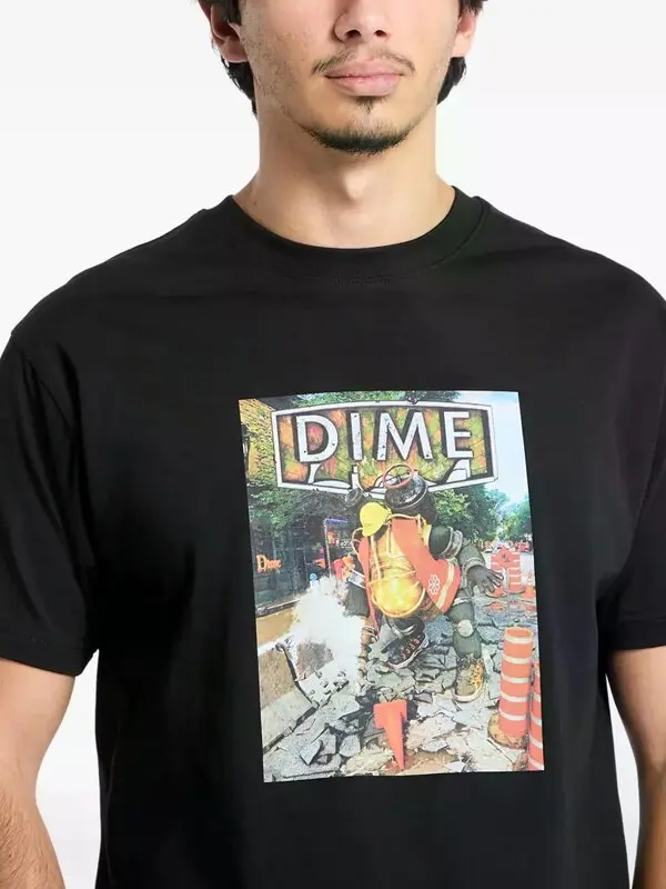 DIME Pothole Graphic T-shirt - Black
