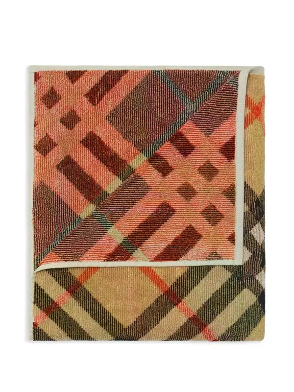 Burberry Checked Cotton Towel