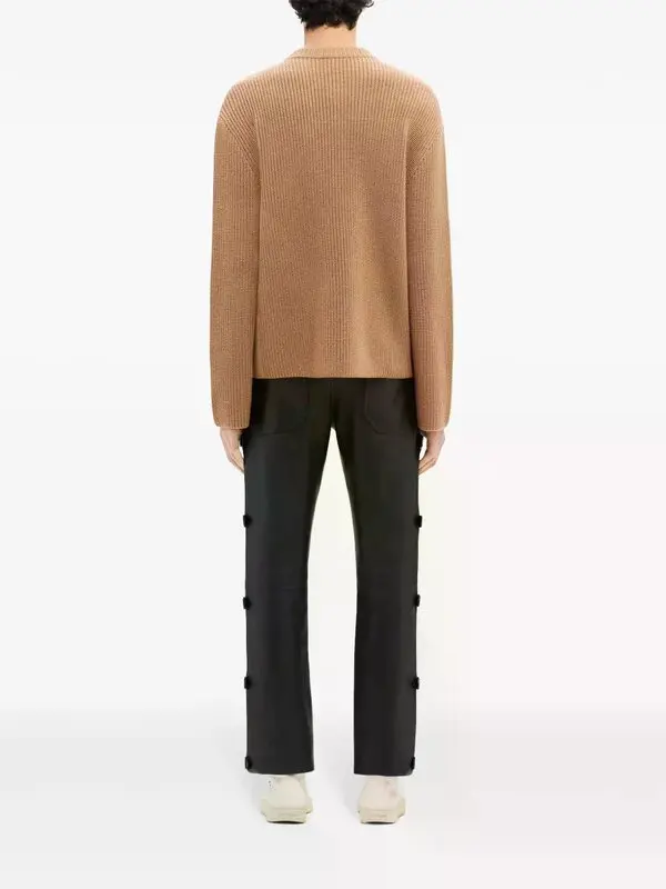 COURREGES Zip-detail Wool Sweater