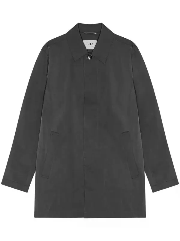 Nn07 Kim Single-breasted Coat - Grey