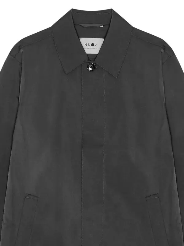 Nn07 Kim Single-breasted Coat - Grey