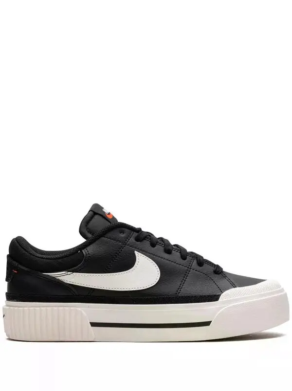 Nike Court Legacy Lift Platform Sneakers - Black