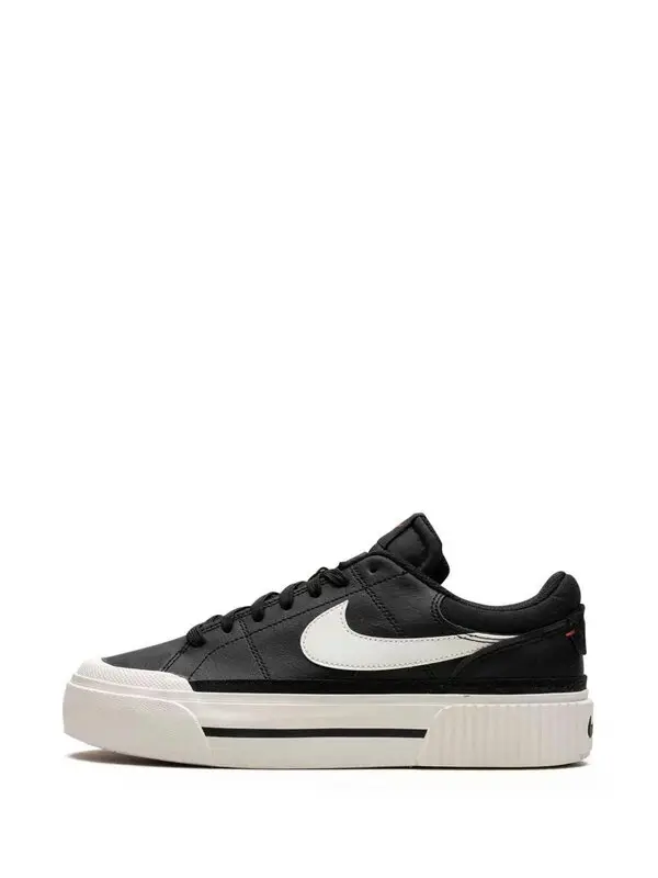 Nike Court Legacy Lift Platform Sneakers - Black