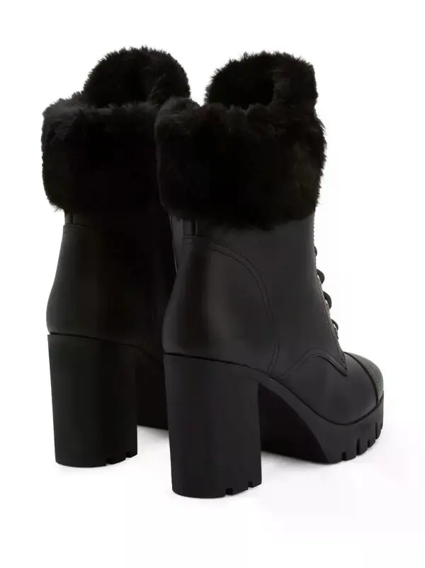 GIUSEPPE ZANOTTI 90mm Moyra Leather Boots