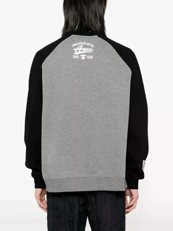 AAPE BY *A BATHING APE Logo Patched Sweatshirt
