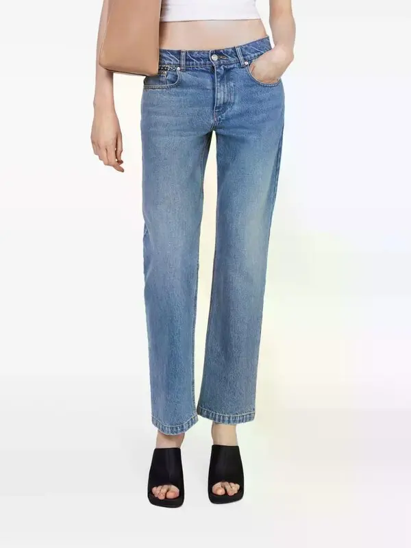 Stella McCartney Falabella Chain Straight Leg Jeans