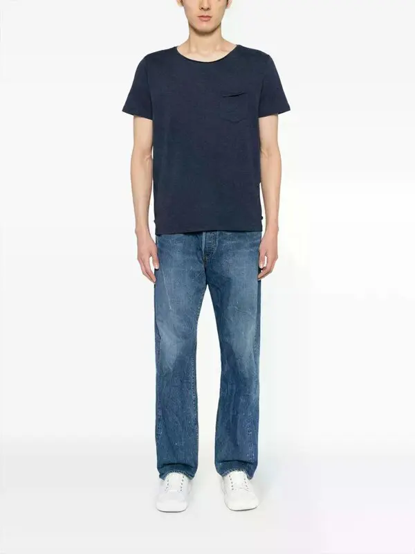 PRIVATE STOCK LABS The Hector Crew-neck T-shirt - Blue
