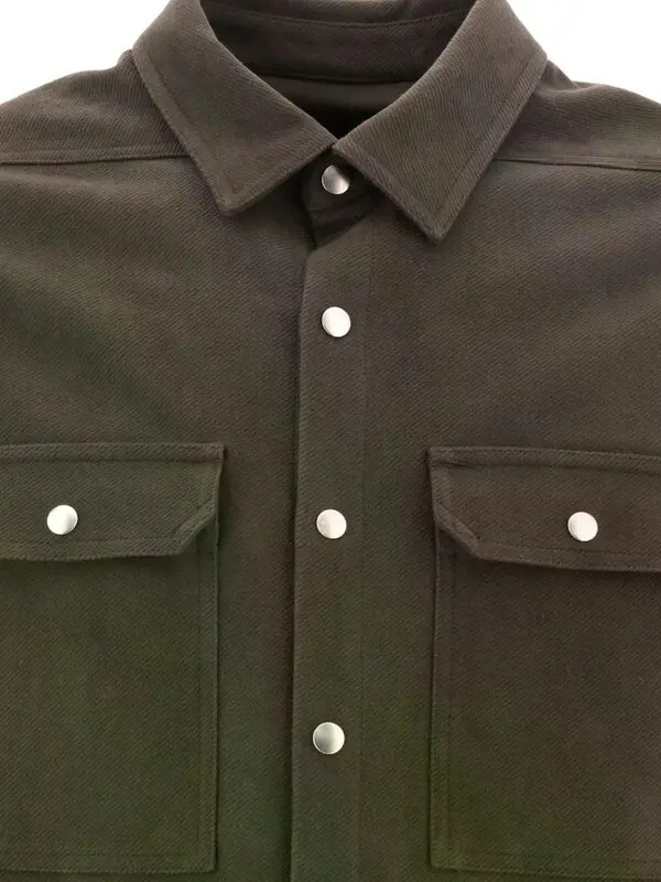 Rick Owens Buttoned Shirt Jacket