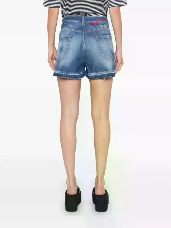 Dsquared2 Raffia Shorts