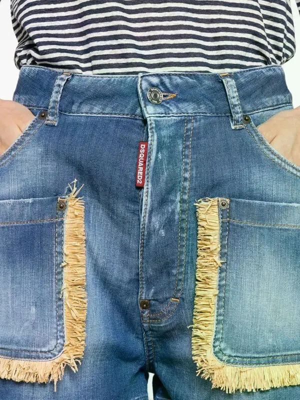 Dsquared2 Raffia Shorts