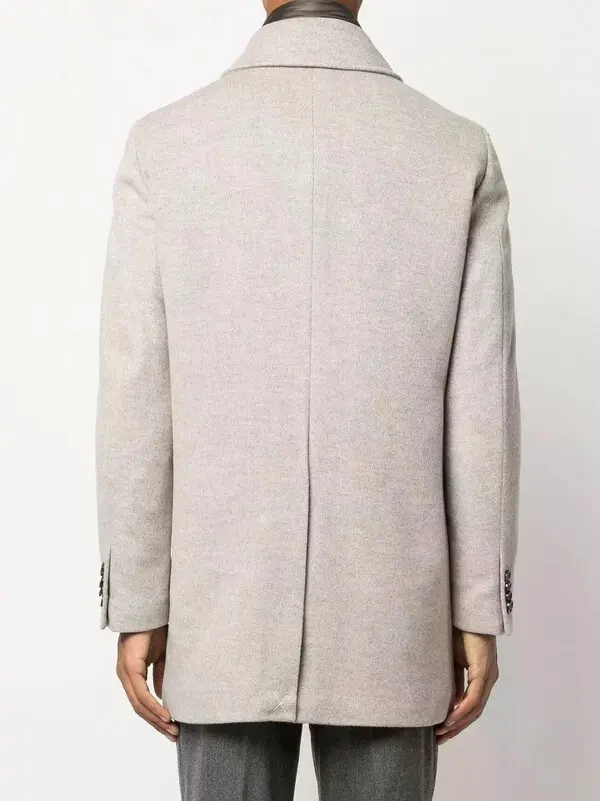 MOORER Quilted Single-breasted Coat