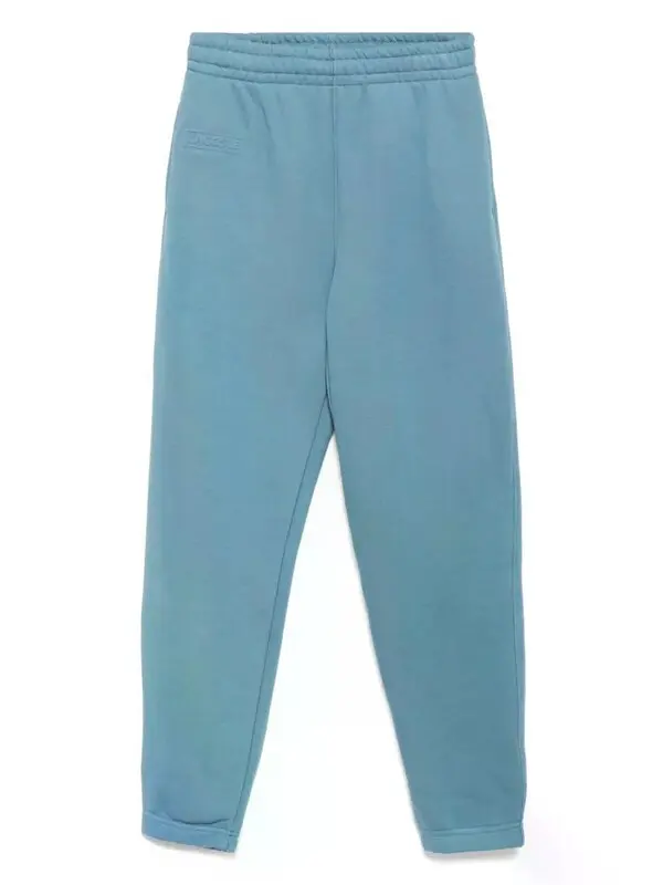 Lacoste Logo-embossed Fleece Joggers - Blue