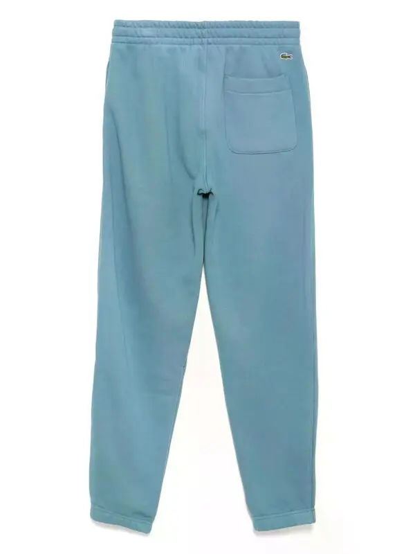 Lacoste Logo-embossed Fleece Joggers - Blue