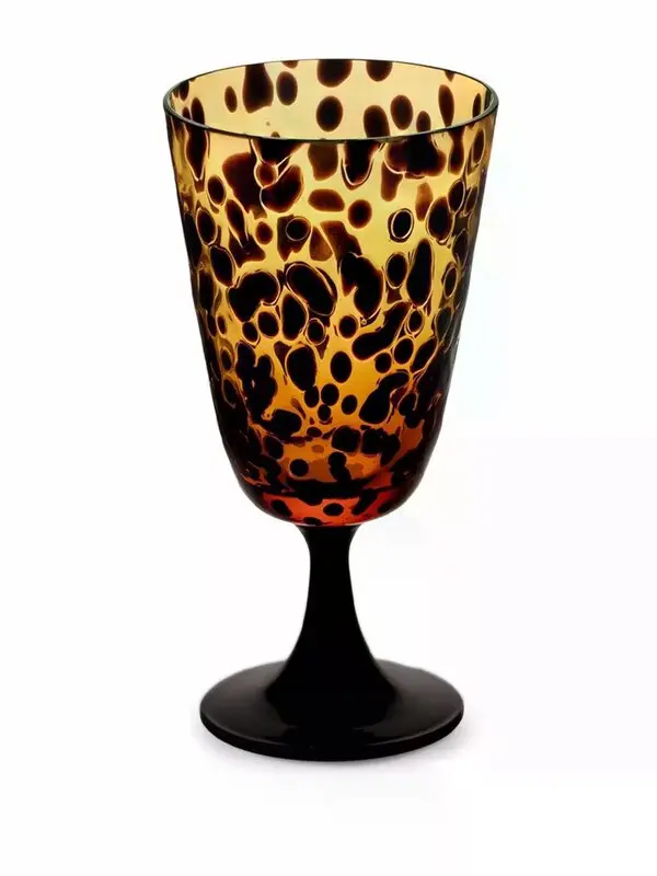 Dolce & Gabbana Spotted Hand-blown Murano Wine Glass