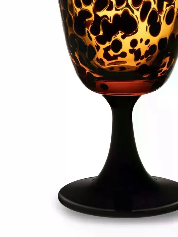 Dolce & Gabbana Spotted Hand-blown Murano Wine Glass