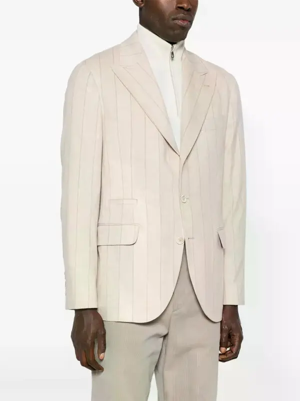 Brunello Cucinelli Striped Blazer