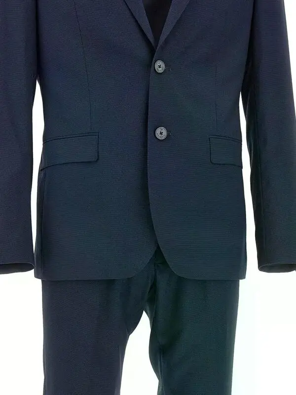 MANUEL RITZ Single-breasted Suit - Blue