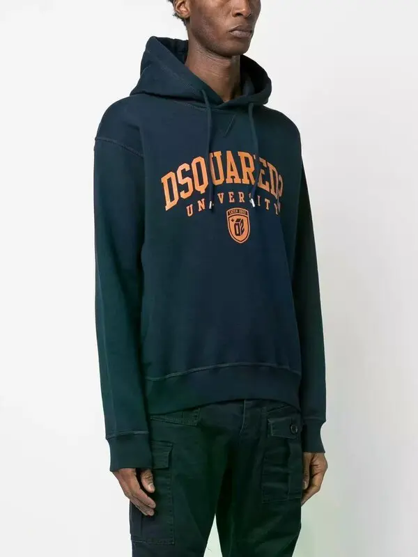 Dsquared2 University-print Drawstring Hoodie