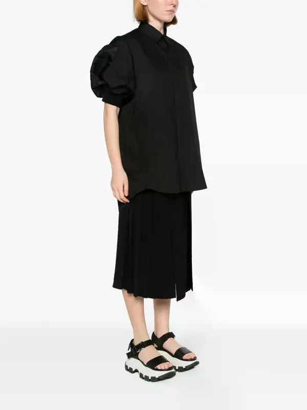 Sacai Poplin Mini Shirt Dress
