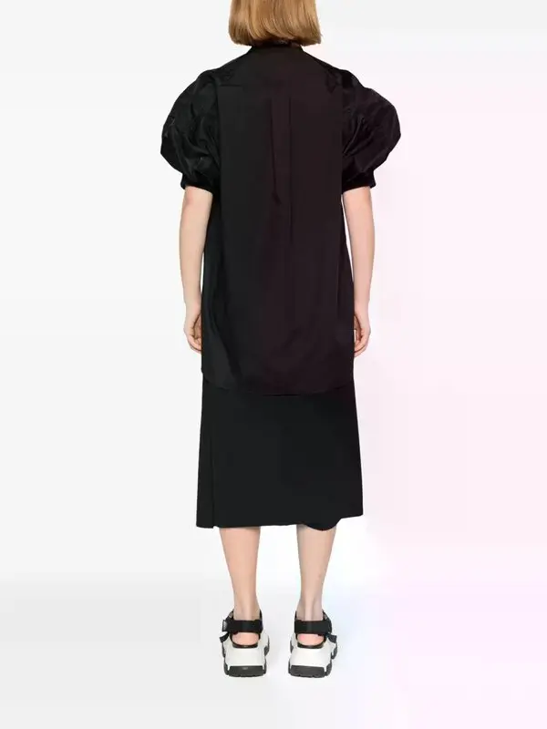 Sacai Poplin Mini Shirt Dress