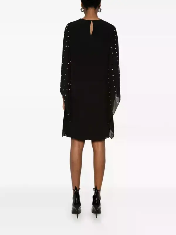 NISSA Crystal-embellished Mini Dress