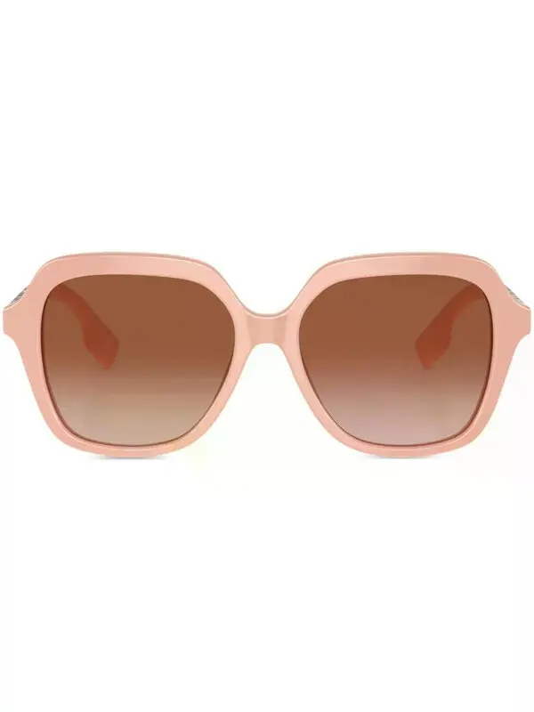 Burberry Joni Logo-lettering Sunglasses - Pink