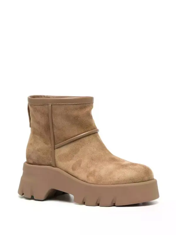 GIANVITO ROSSI Shearling-lined Suede Boots