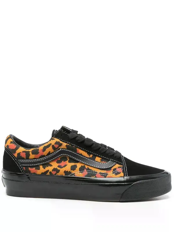 VANS Premium Old Skool Leopard-print Sneakers