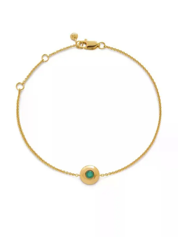 Monica Vinader 18kt Yellow Vermeil May Birthstone Bracelet - Gold