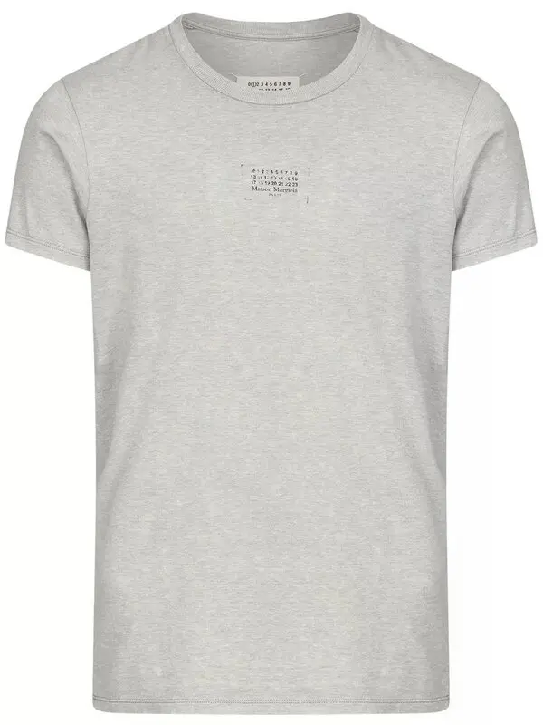 MAISON MARGIELA Numbers-motif T-shirt - Grey