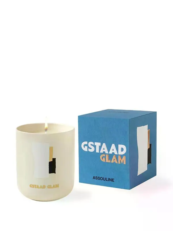 Assouline Gstaad Glam Travel From Home Candle - Neutrals