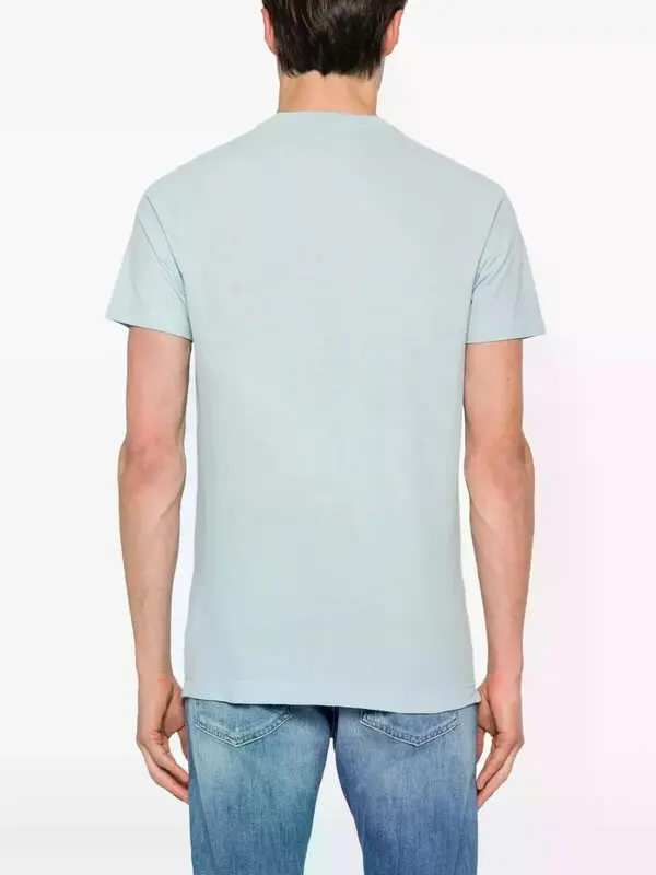 ZANONE Short-sleeved Cotton T-shirt - Blue