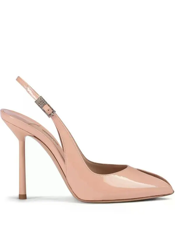 LE SILLA 100mm Clivage Pumps - Neutrals