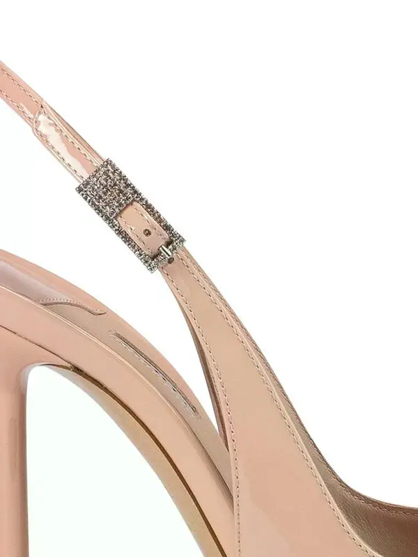 LE SILLA 100mm Clivage Pumps - Neutrals