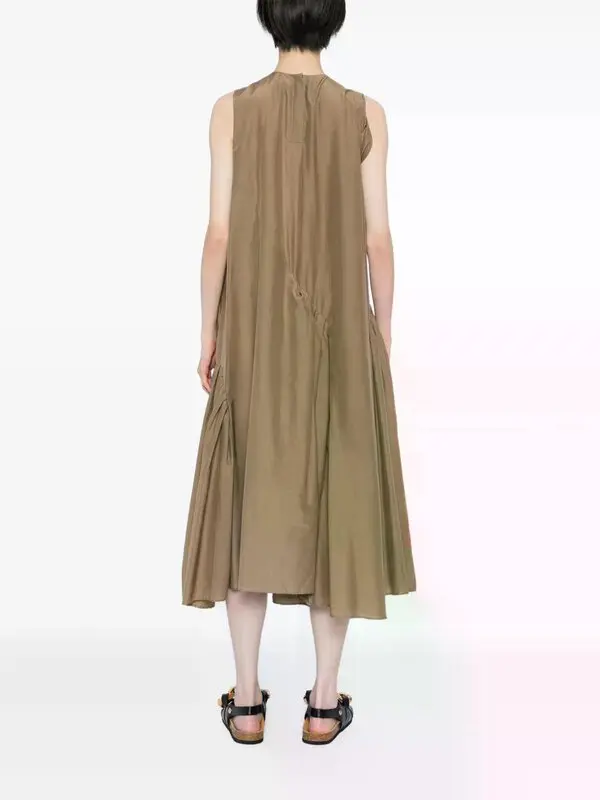 JNBY Pleated Asymmetric-hem Dress