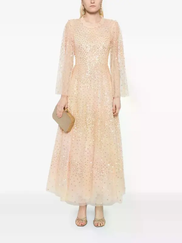 NEEDLE & THREAD Sequin Embellished Dress