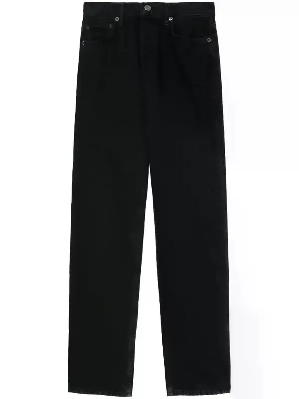 AGOLDE 90's Pinch Waist Straight-leg Jeans - Black