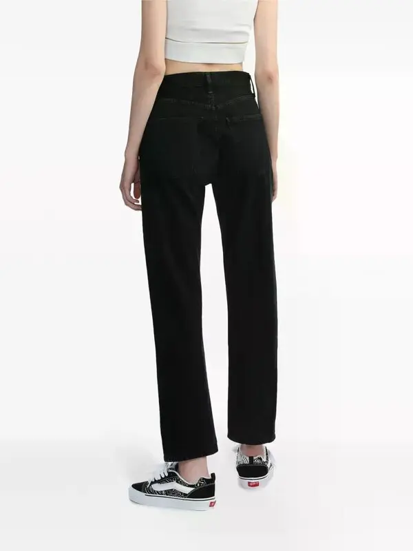 AGOLDE 90's Pinch Waist Straight-leg Jeans - Black