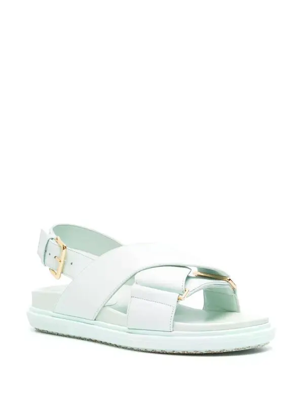 Marni Fussbett Slingback Sandals - Blue