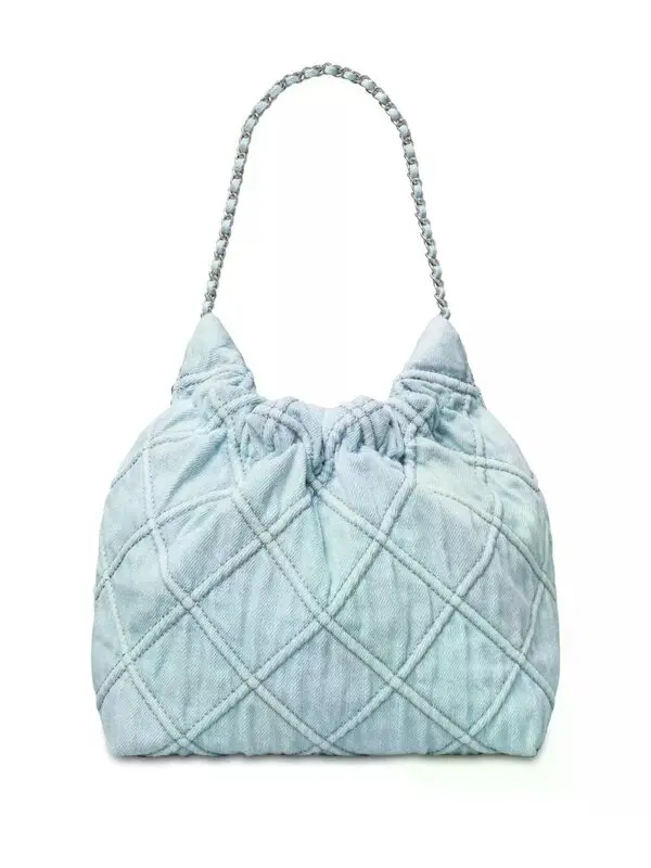 Tory Burch Fleming Mini Denim Crossbody Bag