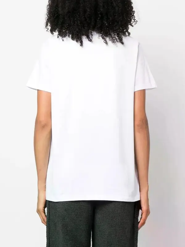 BARRIE Logo-patch Cotton T-shirt