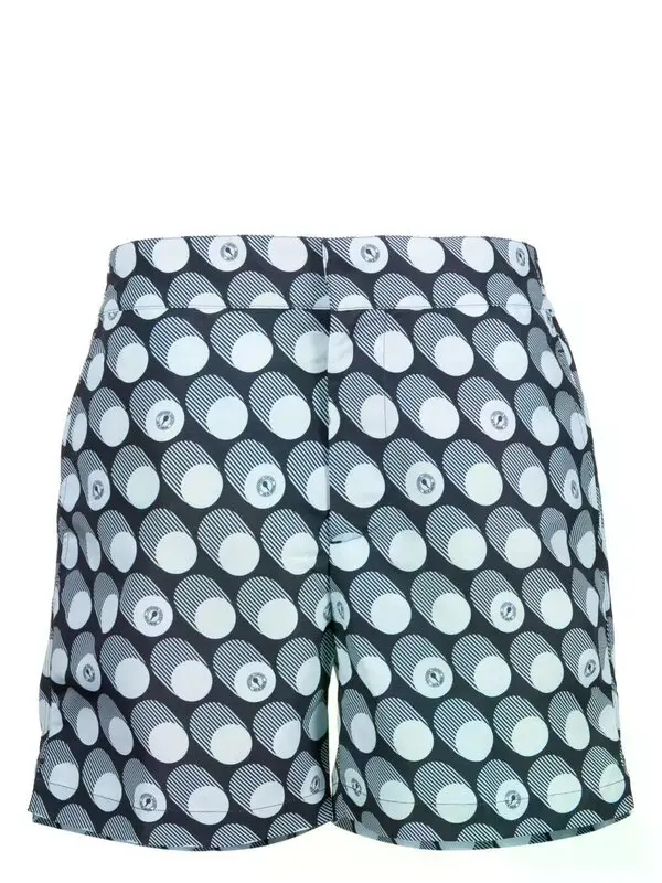 Frescobol Carioca Polka-dot Swim Shorts - Blue