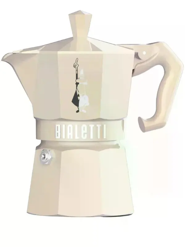 BIALETTI Moka Express Lasered-alfonso Coffee Maker - Neutrals