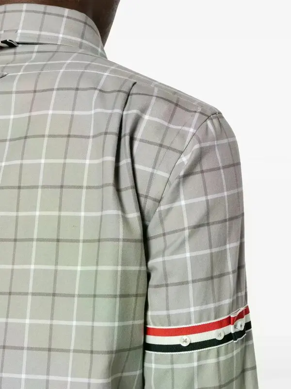 Thom Browne Tattersall-checked Cotton Shirt