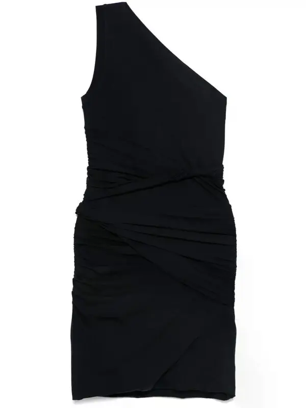 PATOU Draped One-shoulder Mini Dress