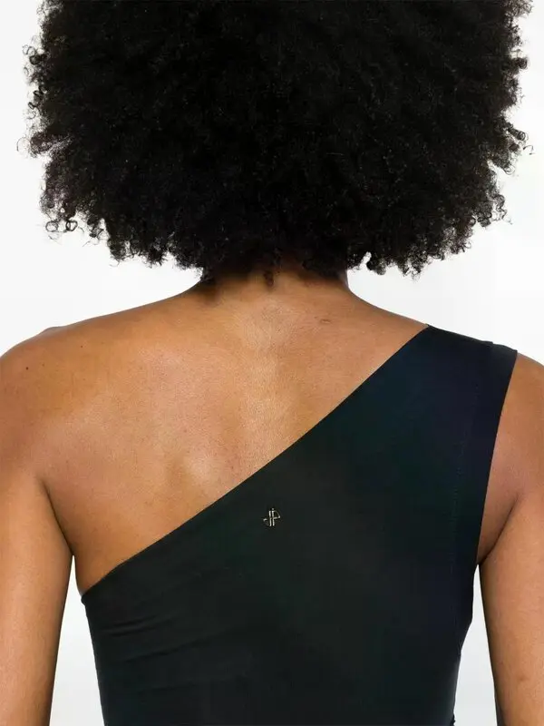 PATOU Draped One-shoulder Mini Dress