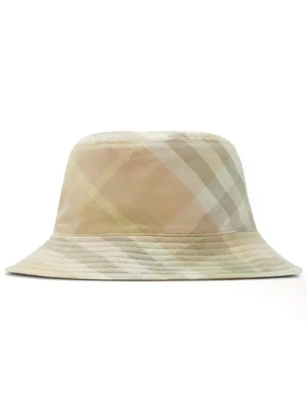Burberry Check-pattern Reversible Bucket Hat - Neutrals