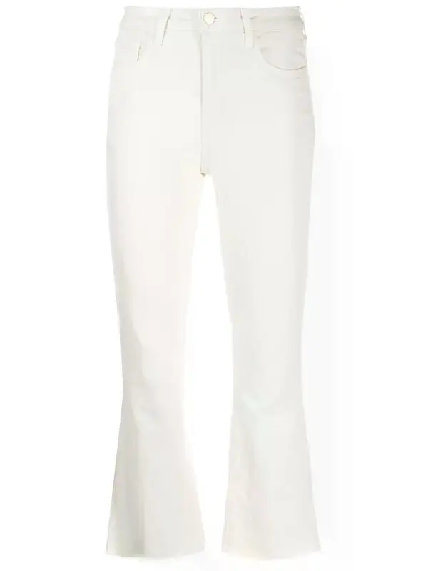 L'Agence Kendra Cropped Flared Jeans